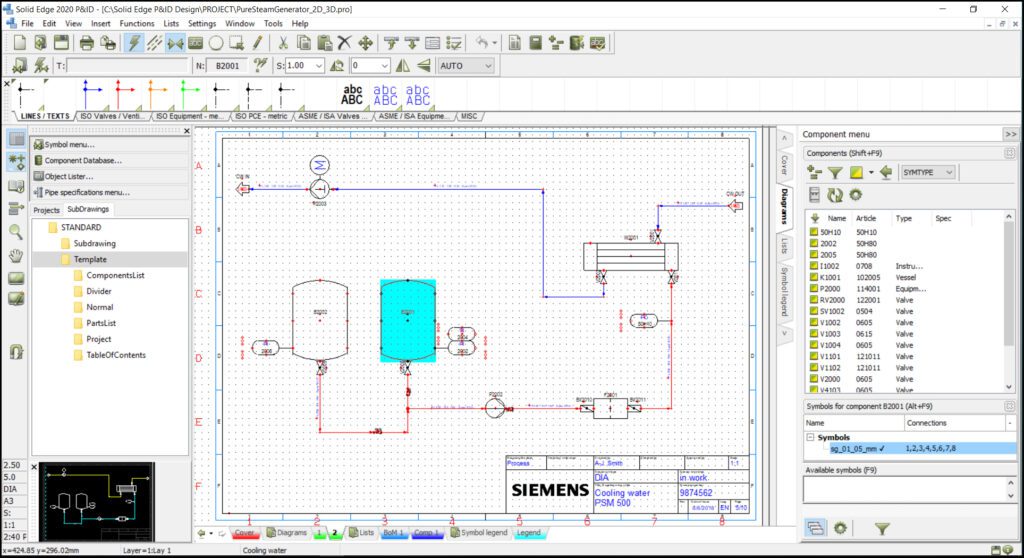Streamlining P&ID Diagram Creation With Modular Plant Design
